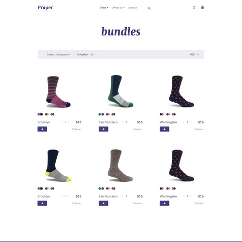 Custom Sock Interactive Website Redesign | Web page design contest