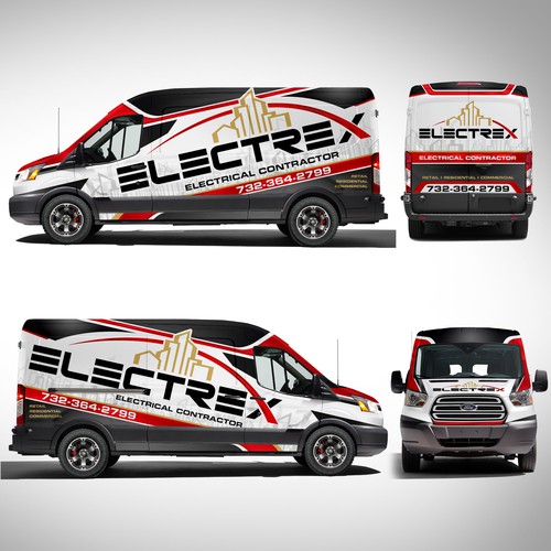 Designs | Electrical Contractor Trucks | Car, truck or van wrap contest