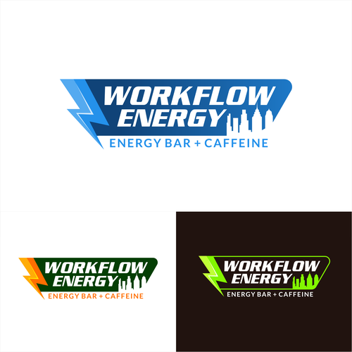 Designs | Caffeinated Energy Bar Logo for the 9-5 Worker | Logo design ...