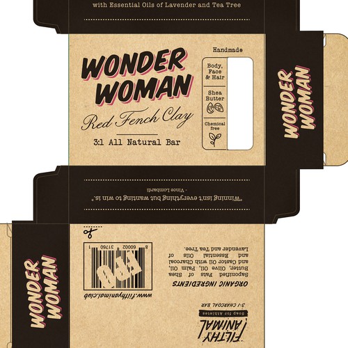 Designs | Wonder Woman Soap Box | Product packaging contest