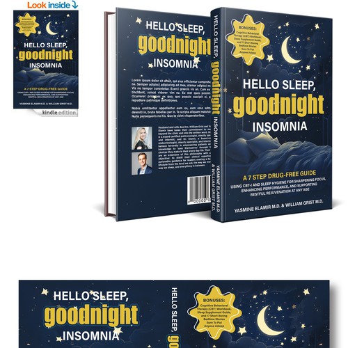 Designs | Sleep Book Cover Needed | Book cover contest