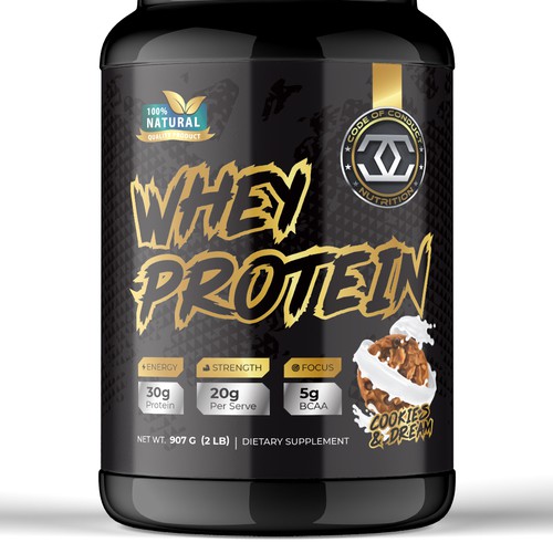 Designs | Protein Label | Product packaging contest