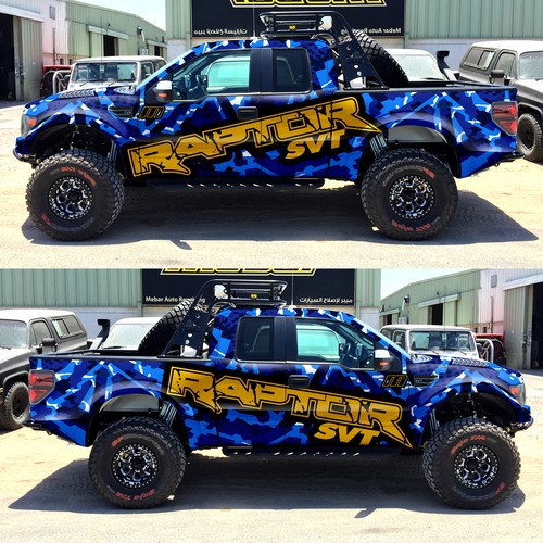 Design an awesome Car Wrap for a Ford Raptor | Car, truck or van wrap ...