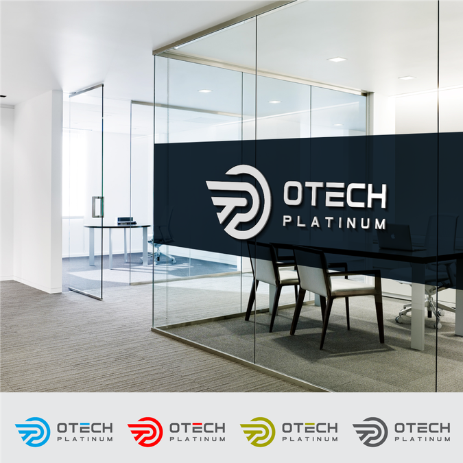 Create a business logo for a consumer electronics company called Otech Platinum | Logo Design ...