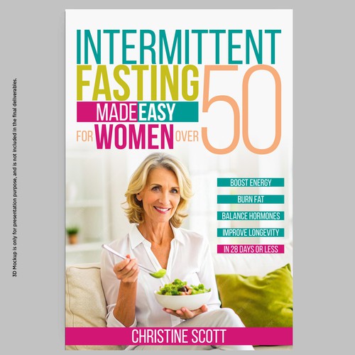 Designs | Intermittent Fasting for Women over 50 | Book cover contest