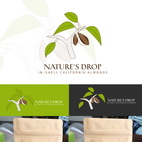 Create a authentic Logo design for a Almond Product | Logo design contest