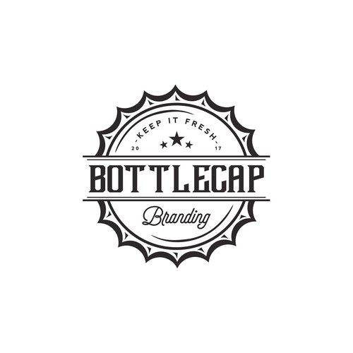 Create vintage logo for BottleCap Branding | Logo design contest