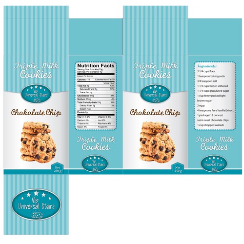 Designs | TRIPLE MILK COOKIES. | Product packaging contest
