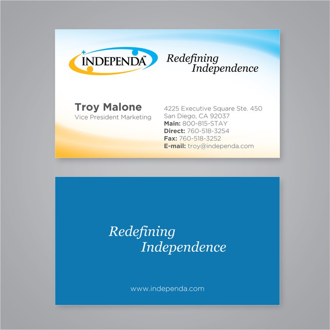 Business Card Design for a DEMO Company | Stationery contest