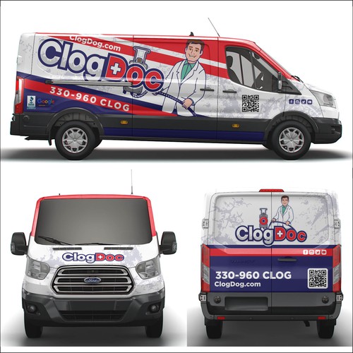 Designs | A vehicle wrap needed for our 2018 Ford Transit 250. | Car ...
