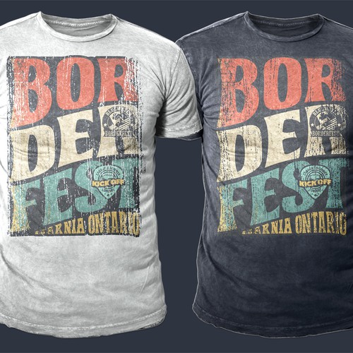 Designs | Vintage Style T-Shirt Design for a Music Festival | T-shirt ...
