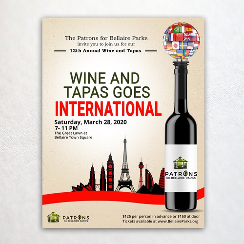 Wine and Tapas 2020 Invitation Design | Postcard, flyer or print contest