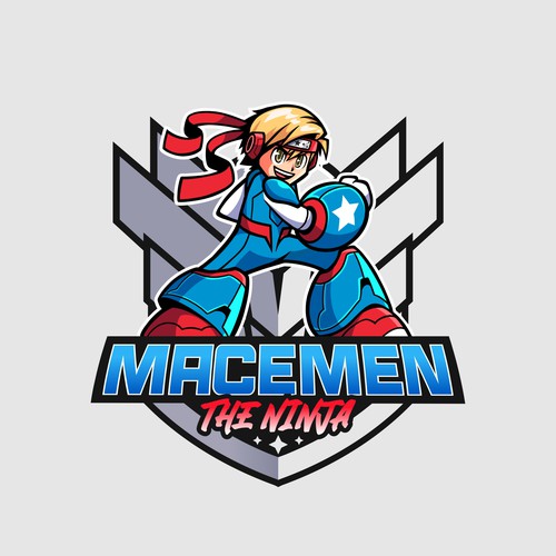 Designs | Kick butt logo for Maceman the Ninja Warrior | Logo design ...