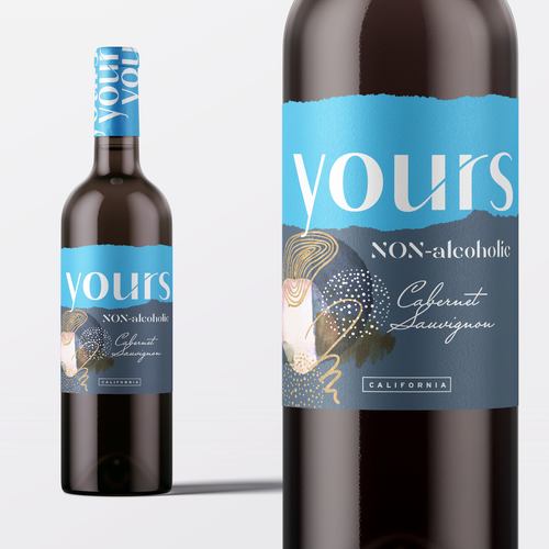 Designs | Non-Alcoholic Wine Label | Product label contest