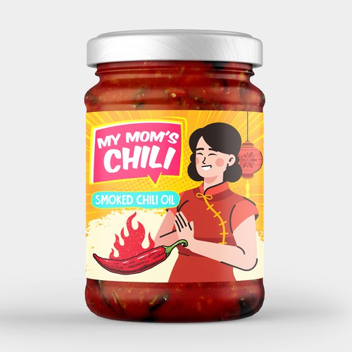 Designs | Creative label for new chili crisp sauce brand | Product ...