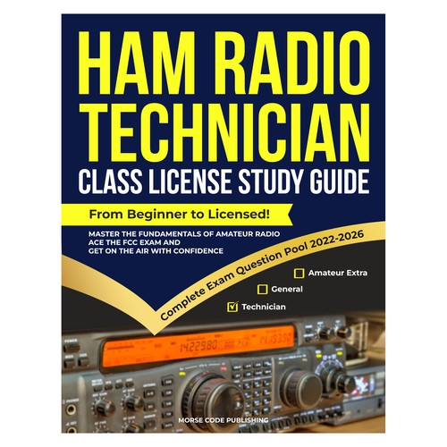 Designs | Eye Catching Cover for Ham Radio Study Guide: Fusion of High ...