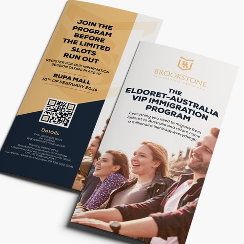 Designs | Design Trifold Pamphlet for Premium Education/Immigration ...