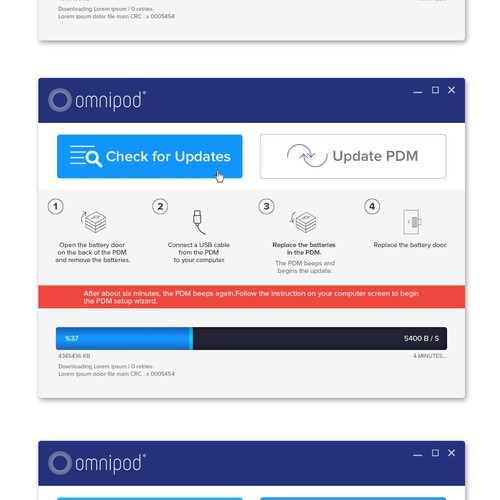 Medical Device Software Upgrade Program User Interface | Other web or ...