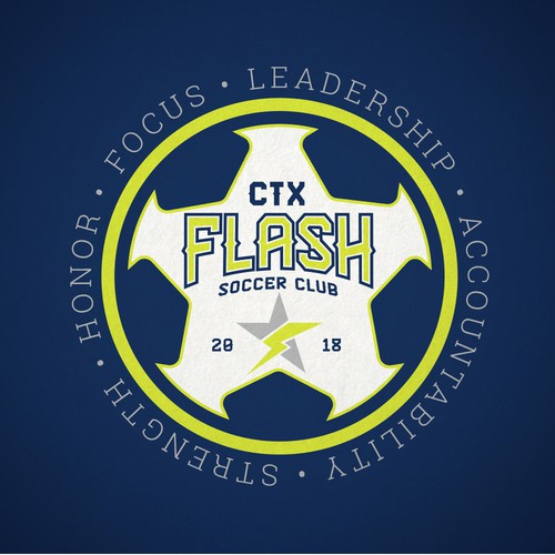 Designs | CTX Flash Soccer Club needs world class logo | Logo & brand ...