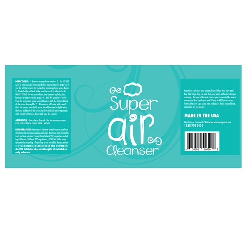 Air Freshener/ Odor Remover Label Design (*Product Name Changed ...