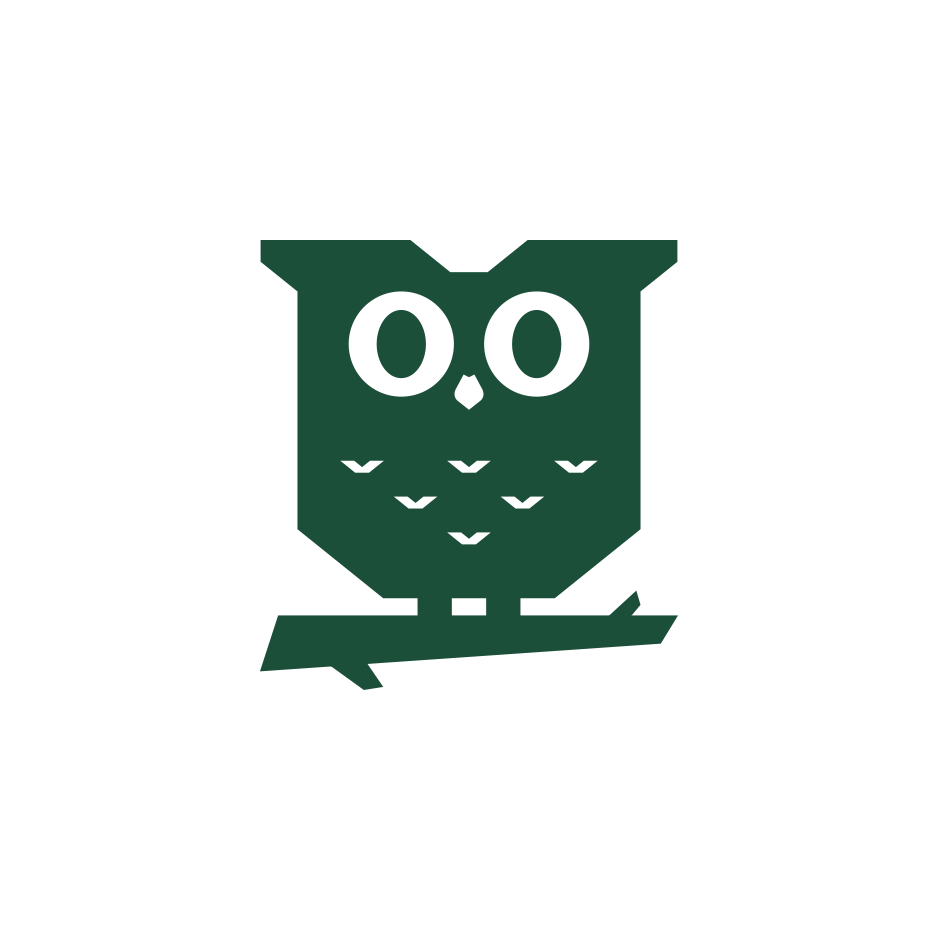 Green Owl Logos - Free Green Owl Logo Ideas, Design & Templates