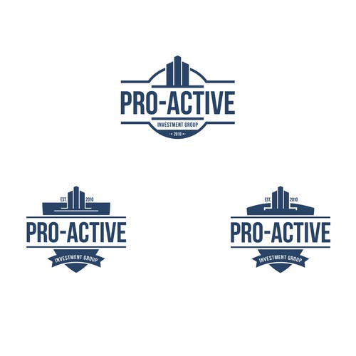 Pro-Active Investment Group (Real Estate Branding Logo) | Logo design ...