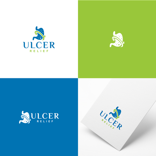 Designs | We need a powerful logo for all-natural Ulcer Relief! | Logo ...