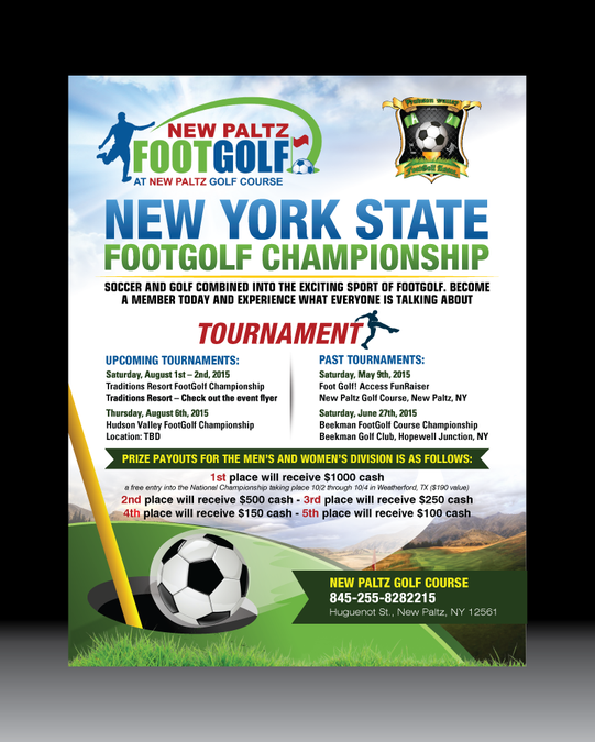 Need Flyer to promote FootGolf Tournament | Postcard, flyer or print ...