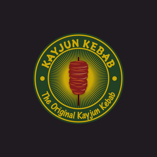 Create a great logo for my new mixed kebab product called 'Kayjun kebab ...