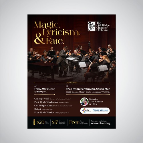 Designs | Orchestra concert flyer for community ensemble | Postcard ...