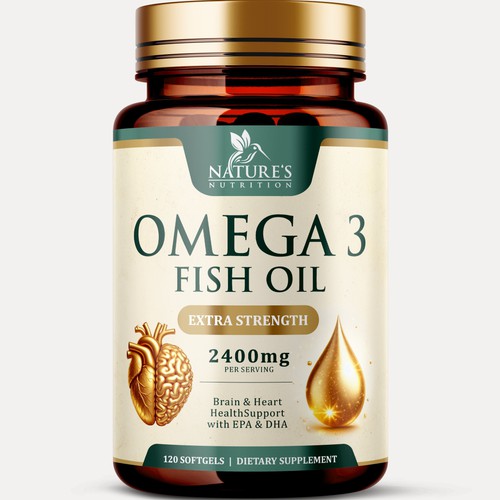 Designs | Omega 3 Fish Oil Design needed for Nature's Nutrition ...