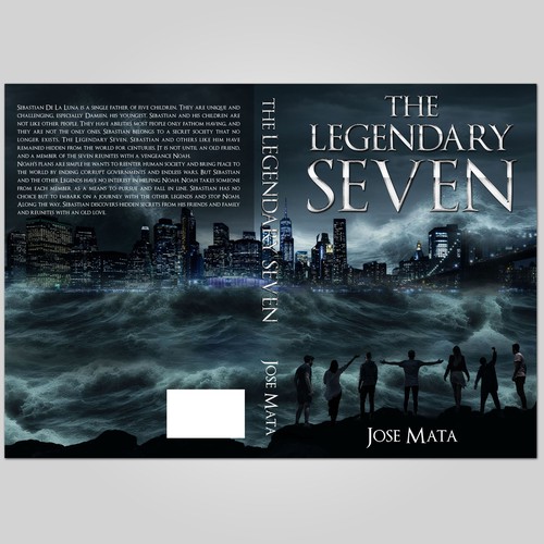 Designs | The Legendary Seven | Book cover contest