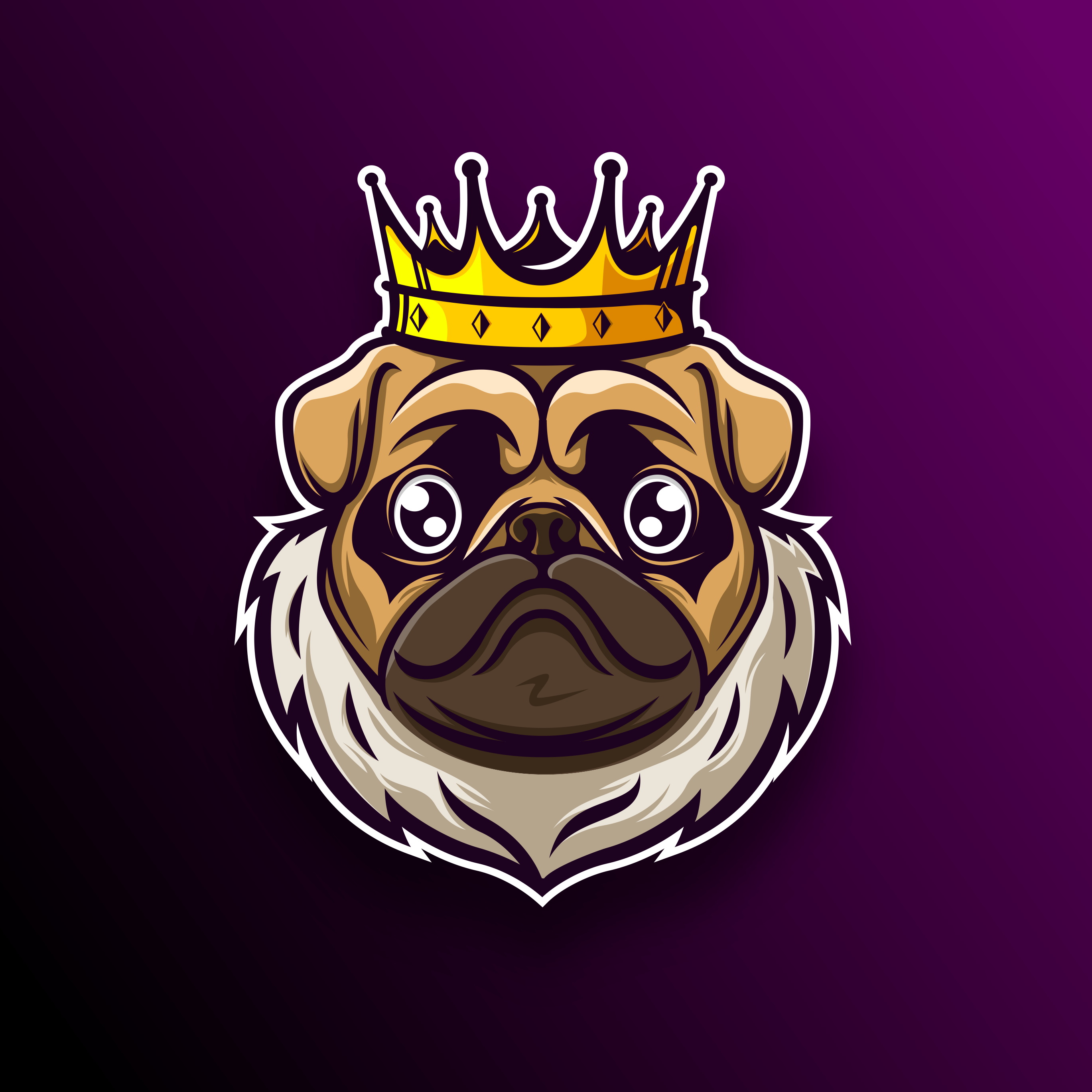 Pug Logos - Free Pug Logo Ideas, Design & Templates