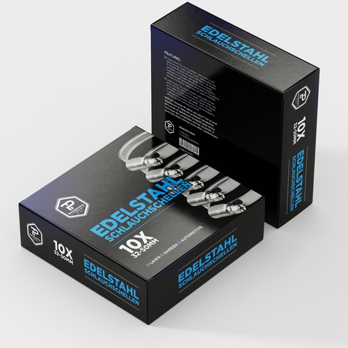 Designs | Hose Clamp Box Design | Product packaging contest