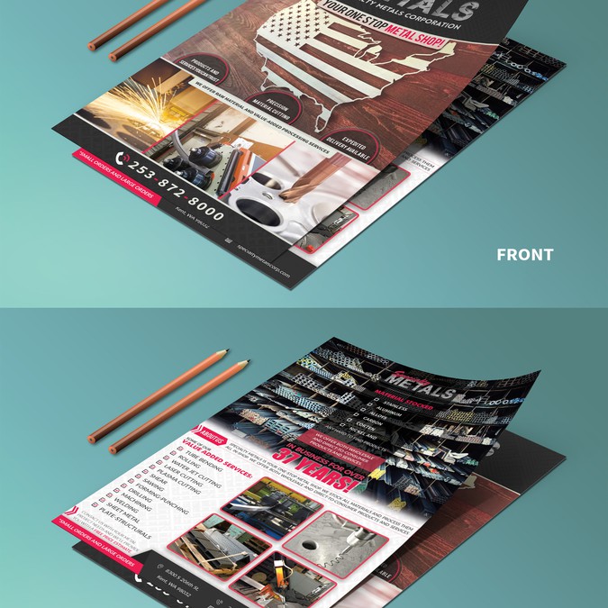 Metal fabrication shop needs a powerful new flyer | Postcard, flyer or ...