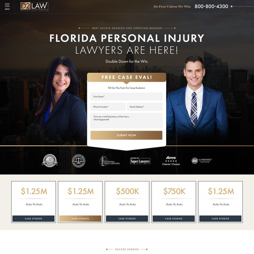 Designs | Sleek and modern Attorney website | Web page design contest