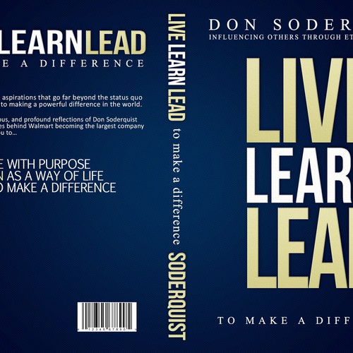 Designs | A book cover for Don Soderquist | Book cover contest