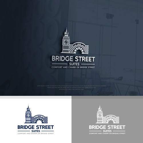 Designs | Design Bridge Street Suites logo with the iconic keystone ...