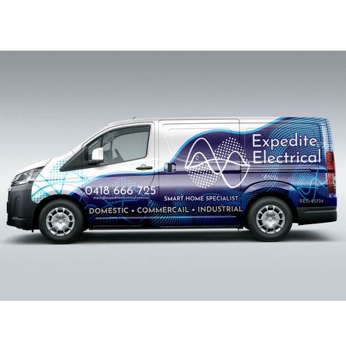 Designs | Electrician Toyota Hiace 2019 Van Wrap Design | Car, truck or ...