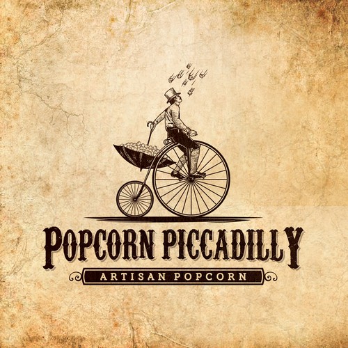 "Popcorn Piccadilly" needs a logo for its nostalgic artisan popcorn ...