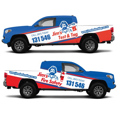 Vehicle design Jim's Test & Tag / Jim's Fire Safety | Car, truck or van ...