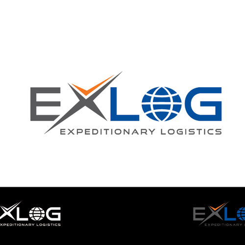 Create a compelling logo for ExLog, an expeditionary logistics company ...