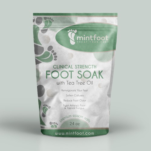 Designs | Design a Memorable Pouch Package for a Sea Salt Foot Soak by ...