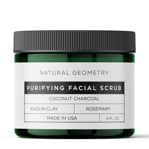 Designs | Facial scrub label in "minimalist modern apothecary" style ...