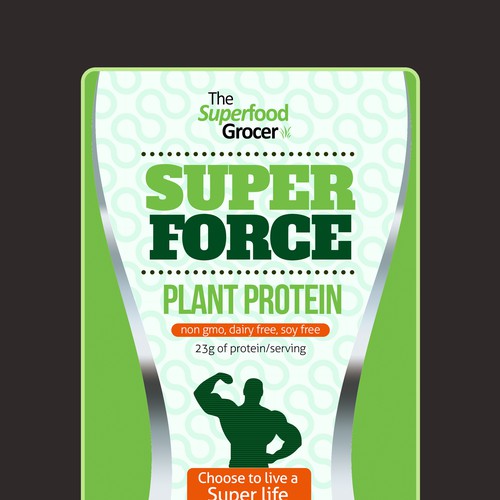 Badass Packaging for Organic + High Tech Plant Protein Powder | Product ...
