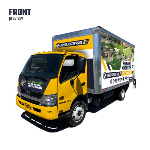 Designs | Urban Soccer Park - CTA - Side of Box Truck - Vehicle Wrap ...