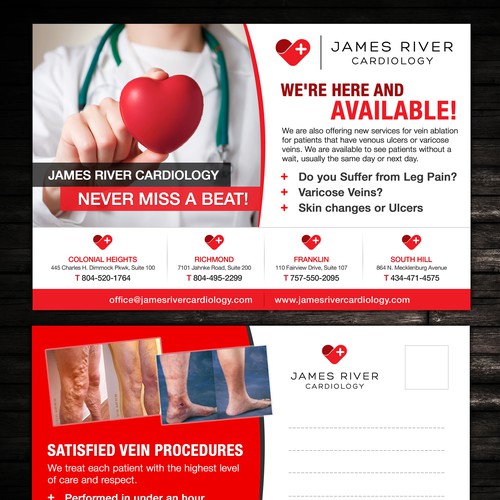 Cardiology mailer | Postcard, flyer or print contest