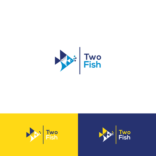 Designs | Logo and Brand Guideline for "Two Fish" Software House | Logo ...