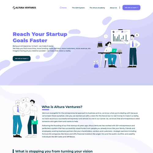 Designs | Altura.com Website Redesign | Web page design contest