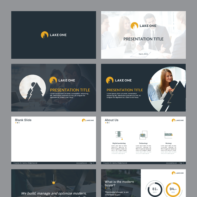 Design a striking presentation for a marketing firm driven by a mission ...